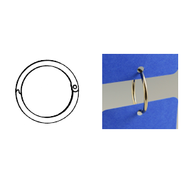 Nickle plated Steel Snap Ring - STM Display Sales Inc