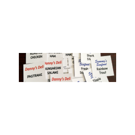 Pre-Printed Pin Ticket - STM Display Sales Inc
