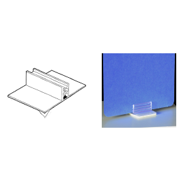 Upright Card Holder, 1”L - STM Display Sales Inc