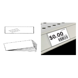 PVC Inserts, 1 3/16” x 2” - STM Display Sales Inc