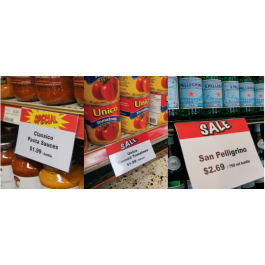 Pre-Preinted Sign Holder Overlay - STM Display Sales Inc